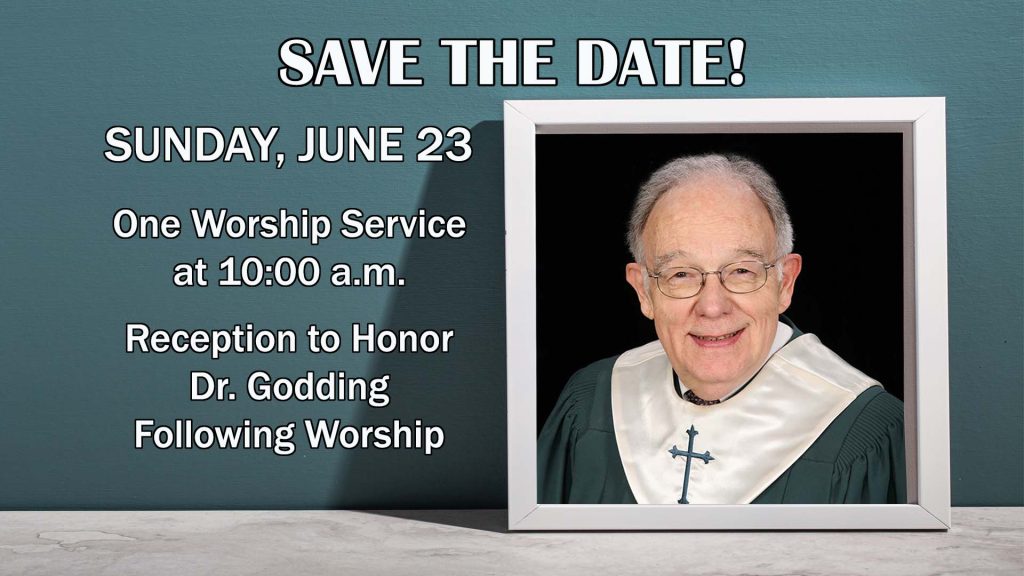 Celebrate Dr. Godding's Retirement - United Methodist Church